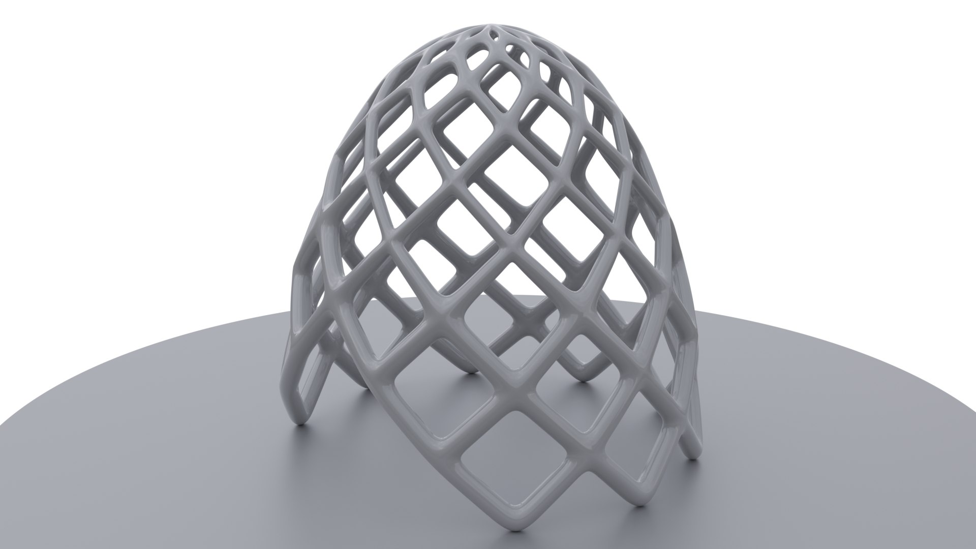 3D Dome Shell Ellipsoid Quads - TurboSquid 2255153