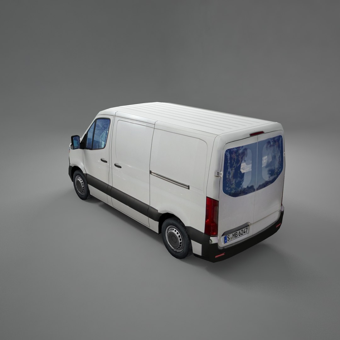 Low Poly Van 3D - TurboSquid 2372922