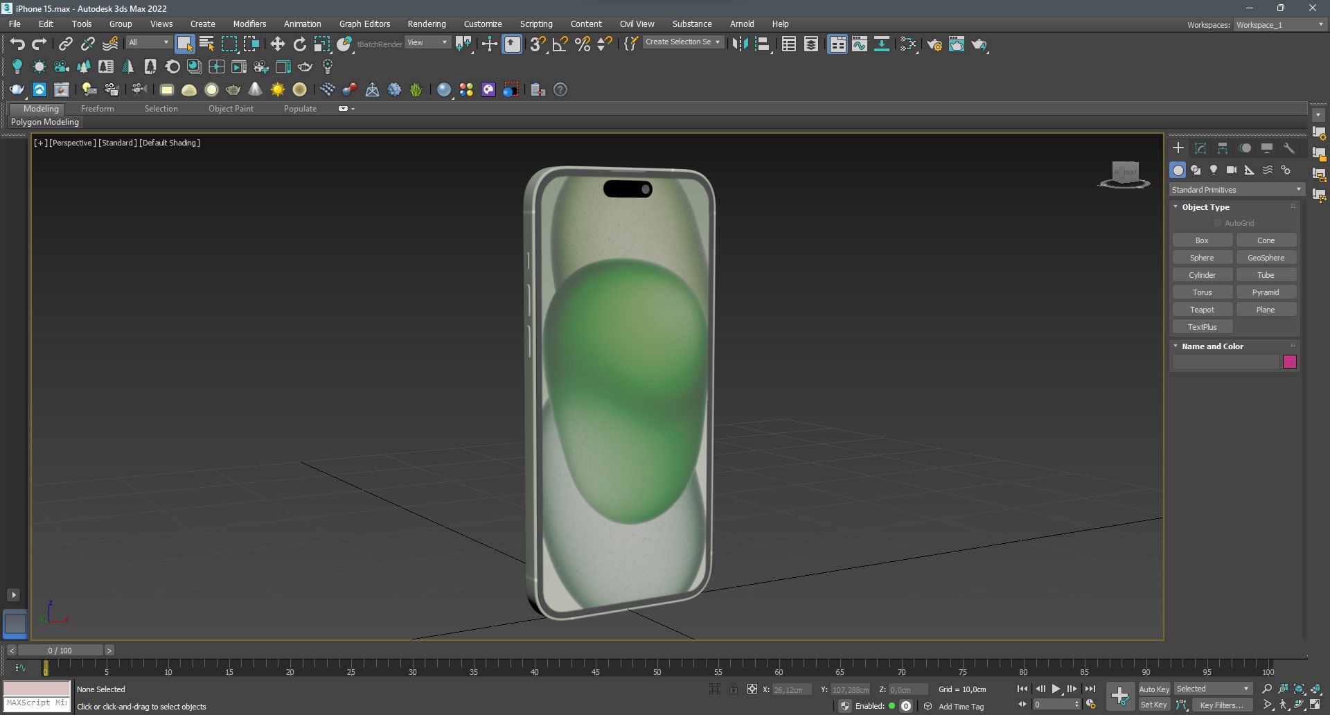 3D Apple IPhone 15 Green - TurboSquid 2133304