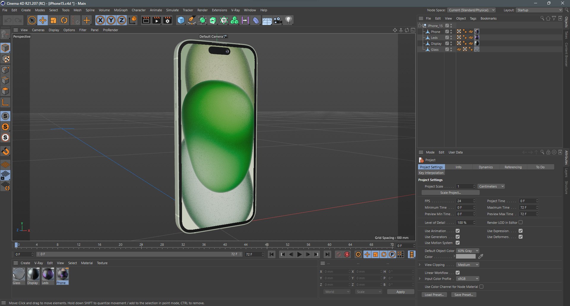3D Apple IPhone 15 Green - TurboSquid 2133304