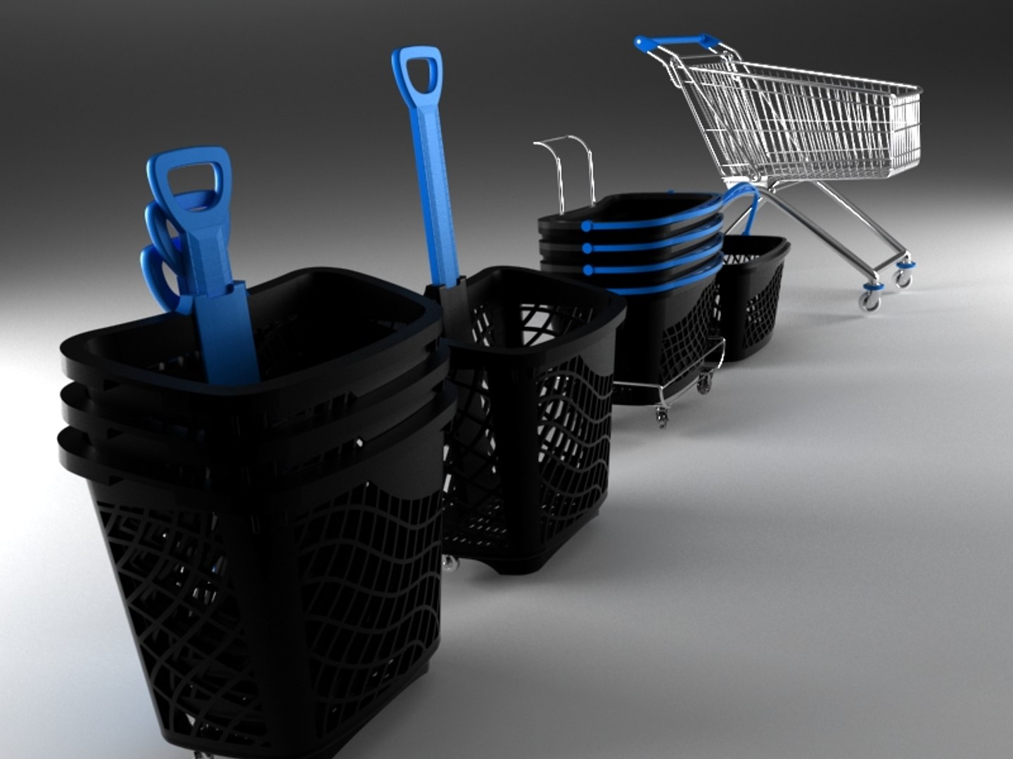 Real Supermarket 3D Model - TurboSquid 1530496