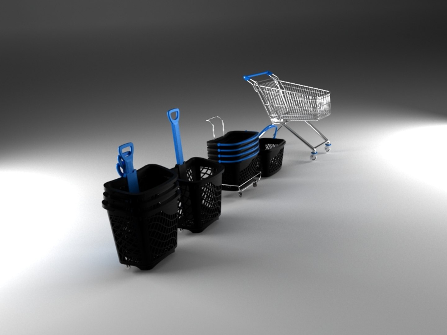 Real Supermarket 3D Model - TurboSquid 1530496