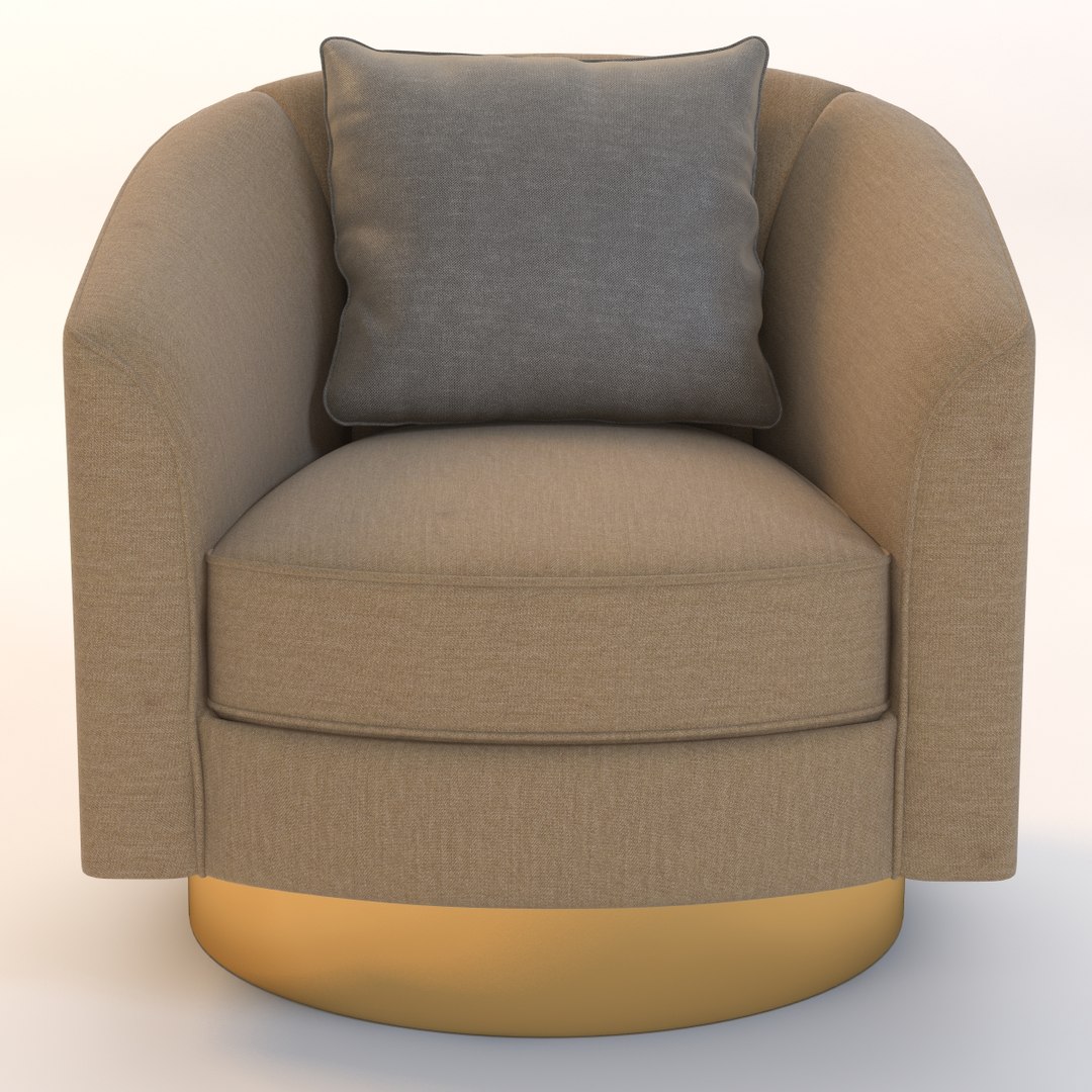 3d Model Bernhardt Camino Swivel