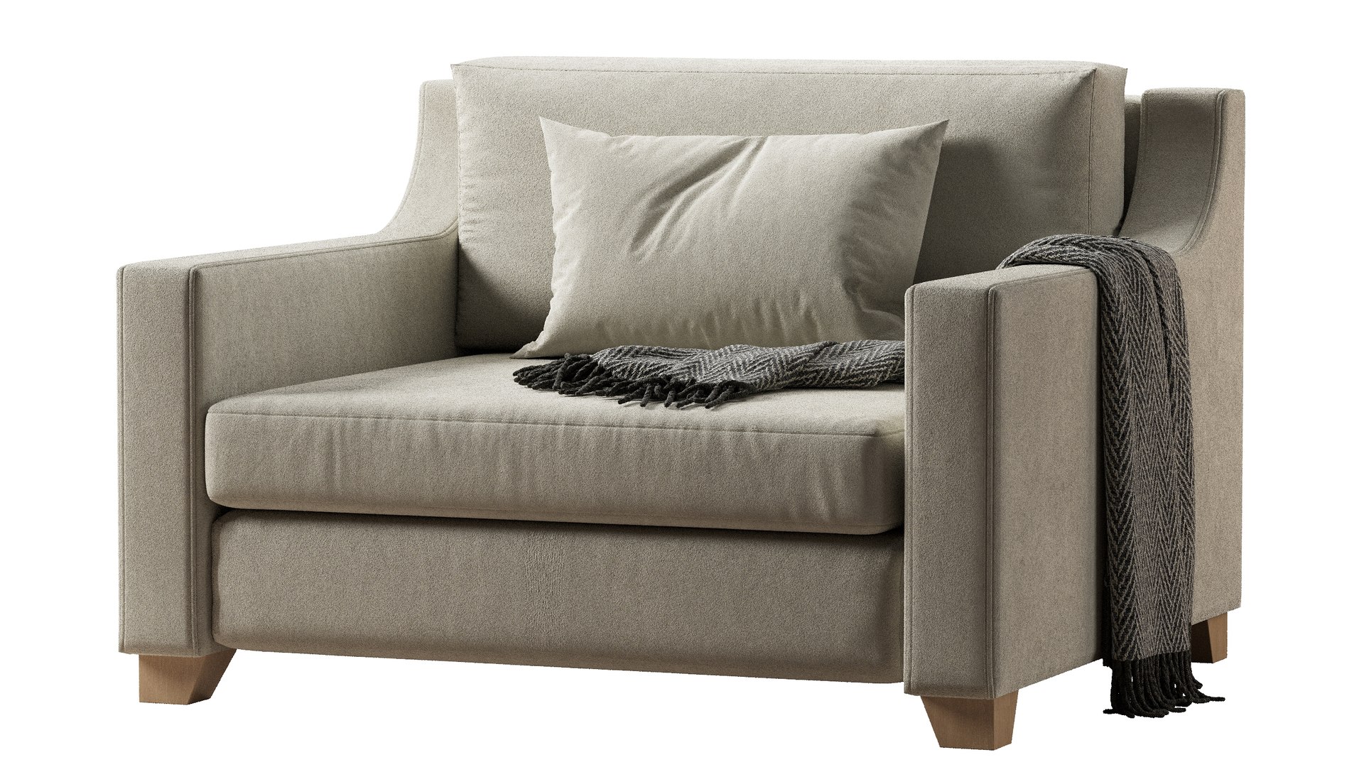 Peter Armchair Model - TurboSquid 2155237