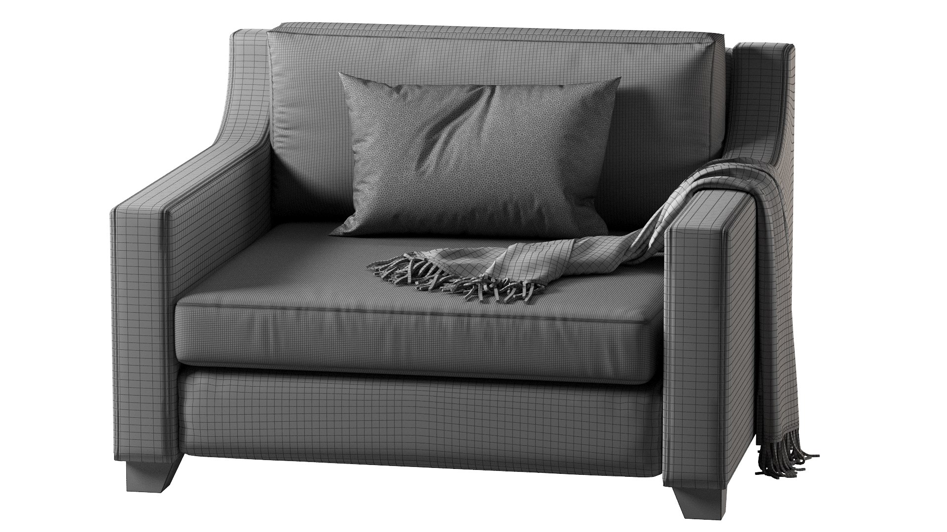 Peter Armchair Model - TurboSquid 2155237