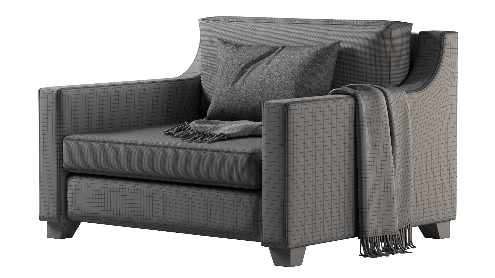 Peter Armchair Model - TurboSquid 2155237