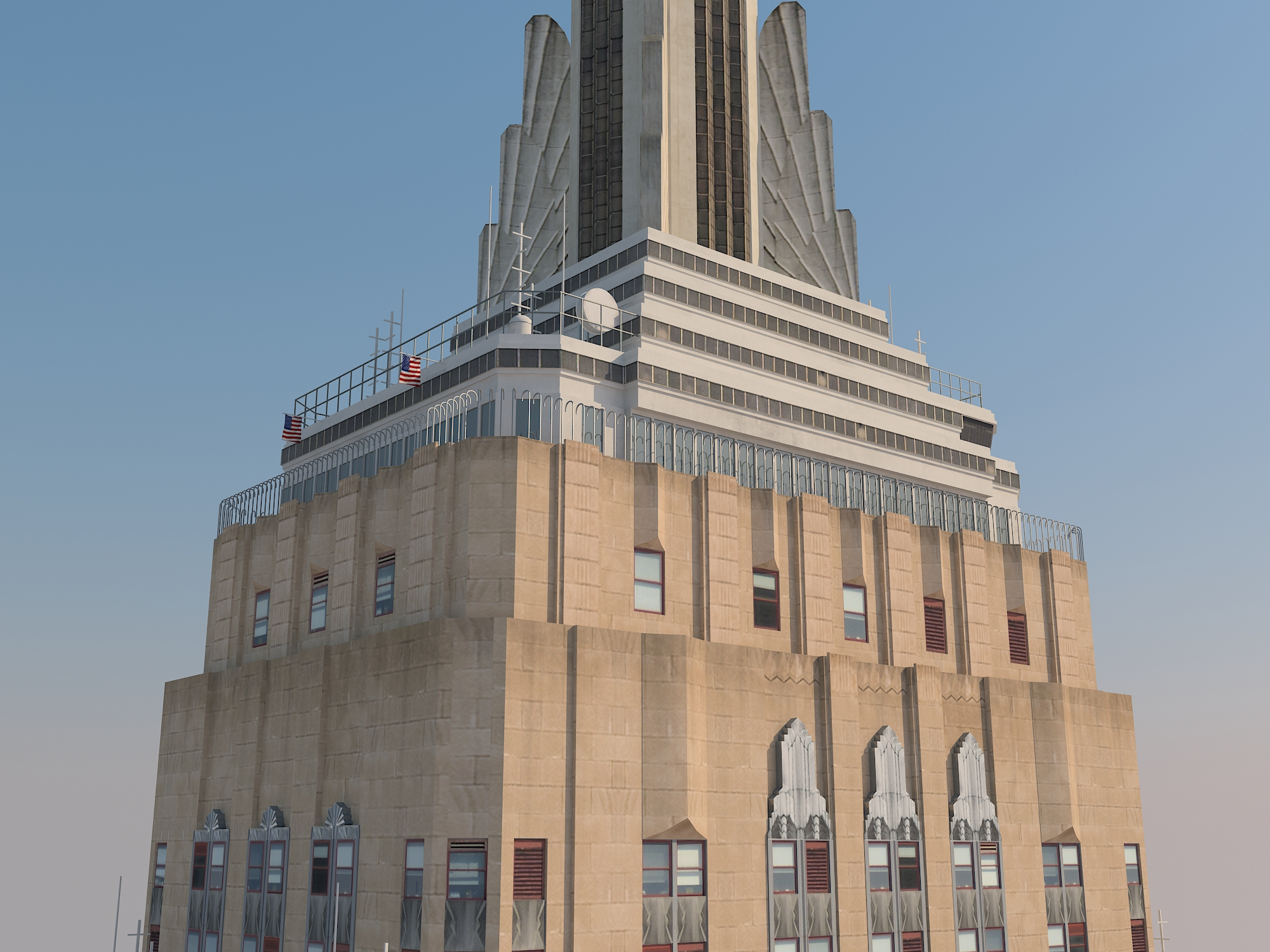 3D empire state building chrysler model - TurboSquid 1255327