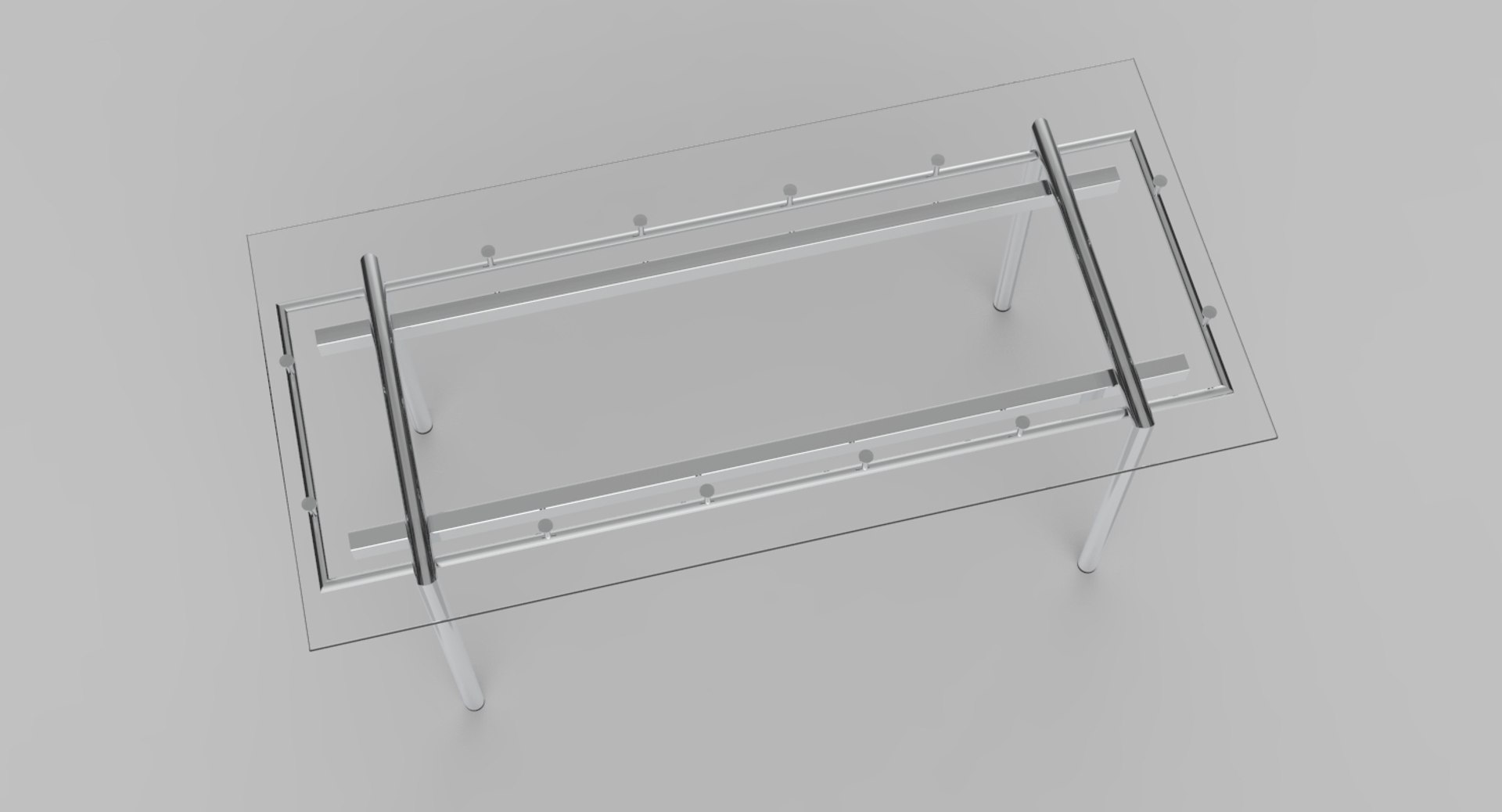 Glass table 3D model - TurboSquid 1332622