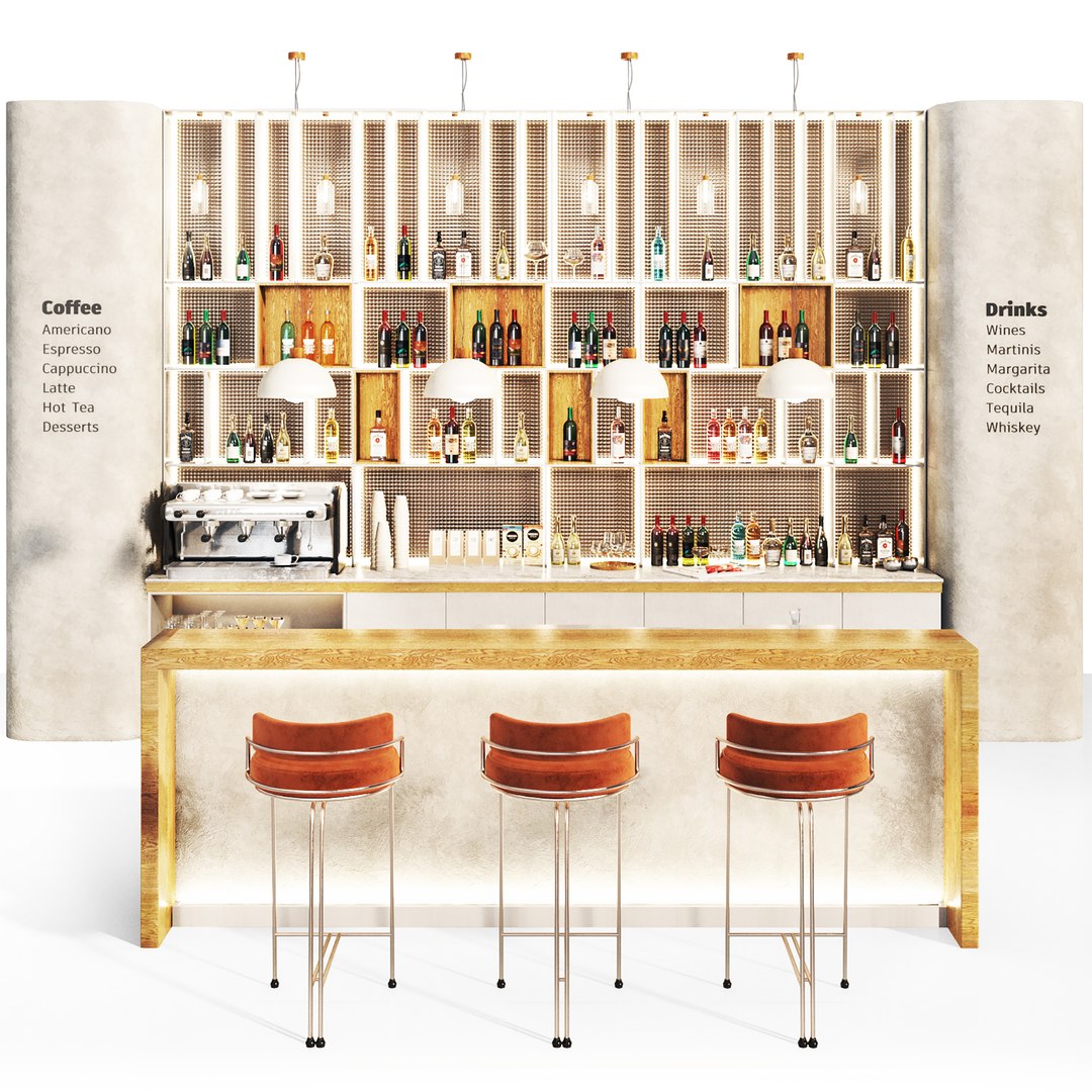 Cafe Bar Restaurant 14 3D Model - TurboSquid 2232787