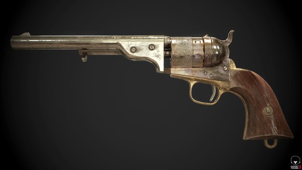 3D colt 1851 - TurboSquid 1289599