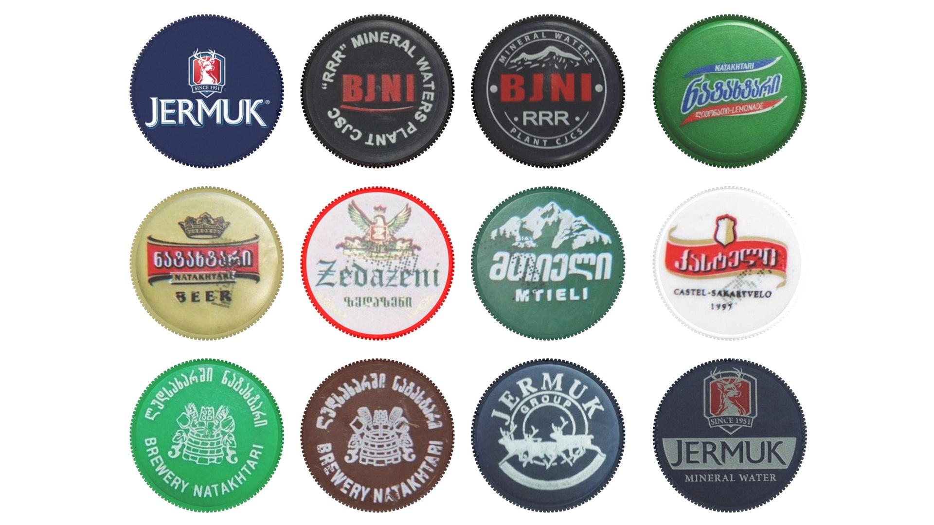 Plastic Bottle Caps Set 3D Model - TurboSquid 2244117