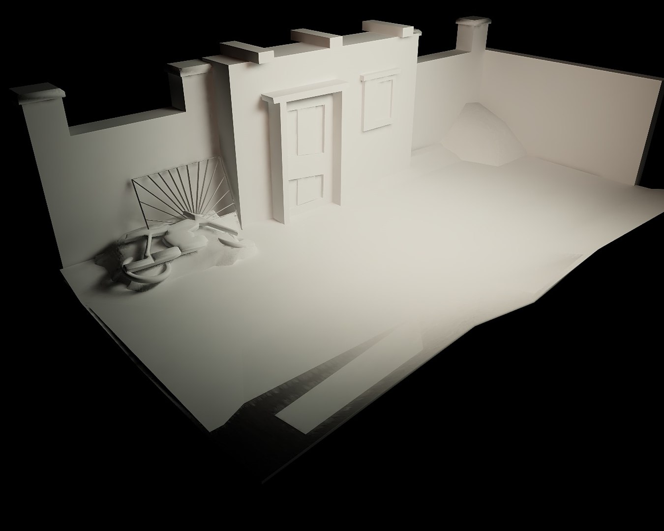 3d model scene