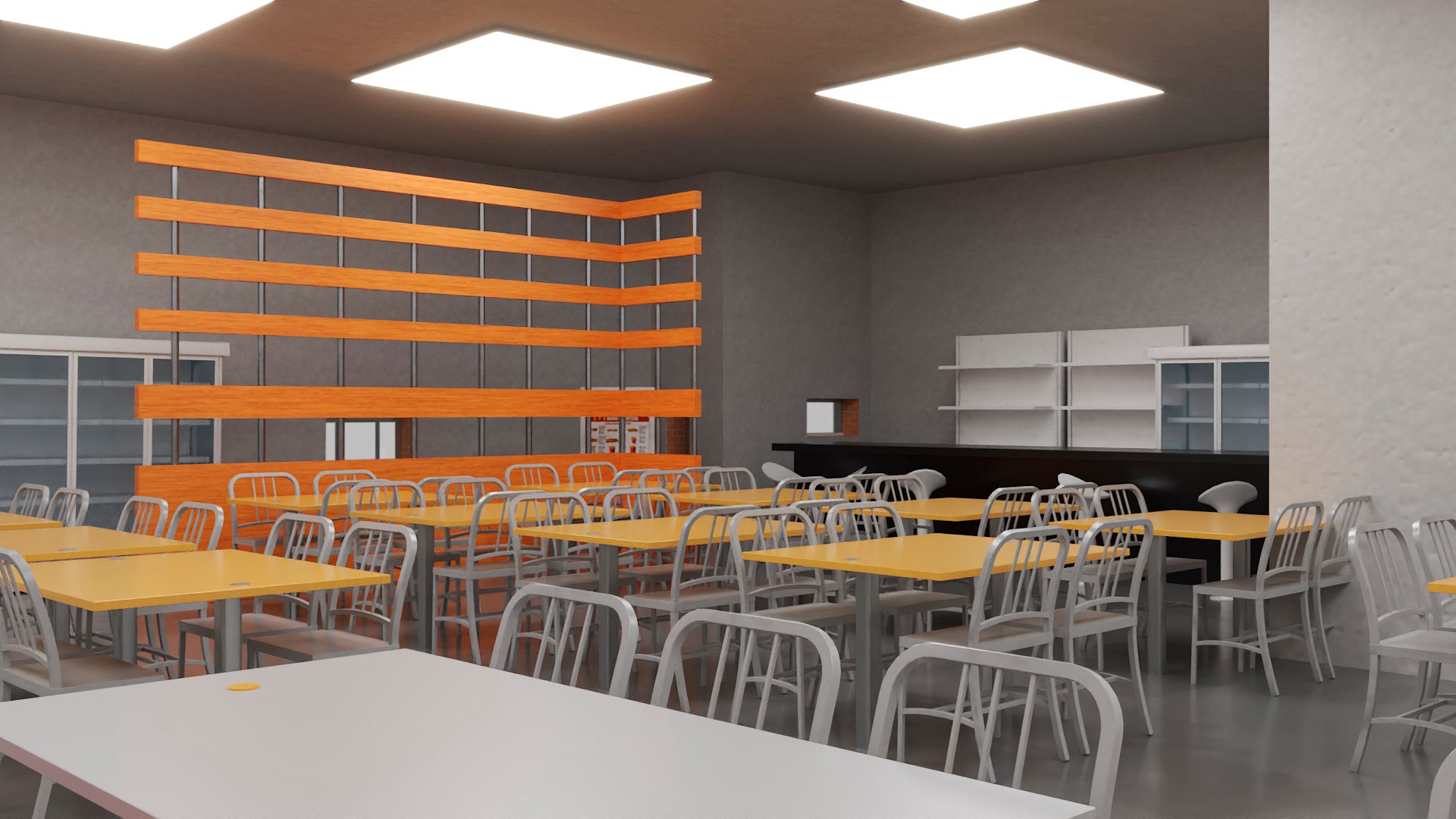 3D Unbranded Fast Food Building - TurboSquid 2382785