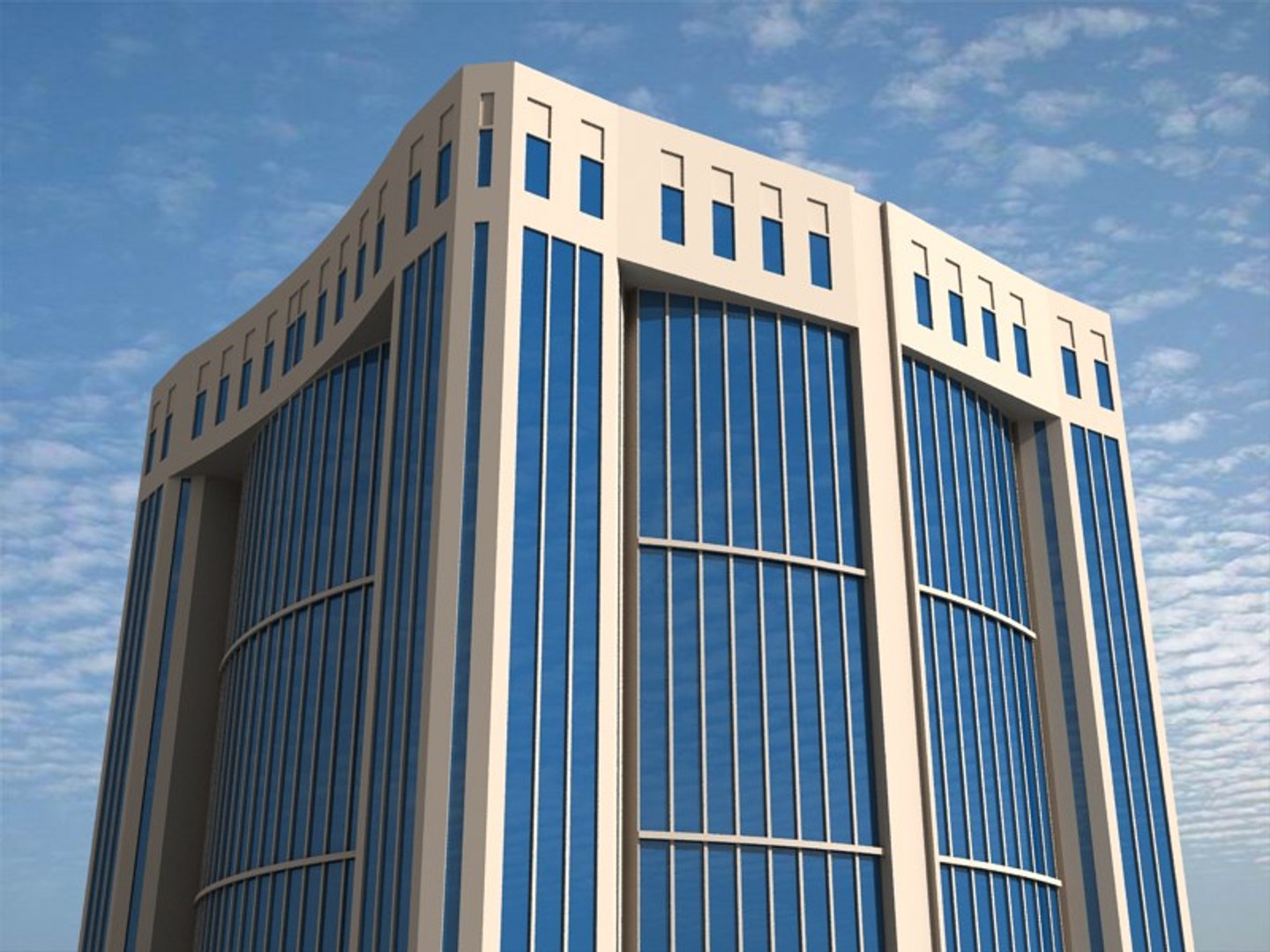 Dubai Building 2 3d Model