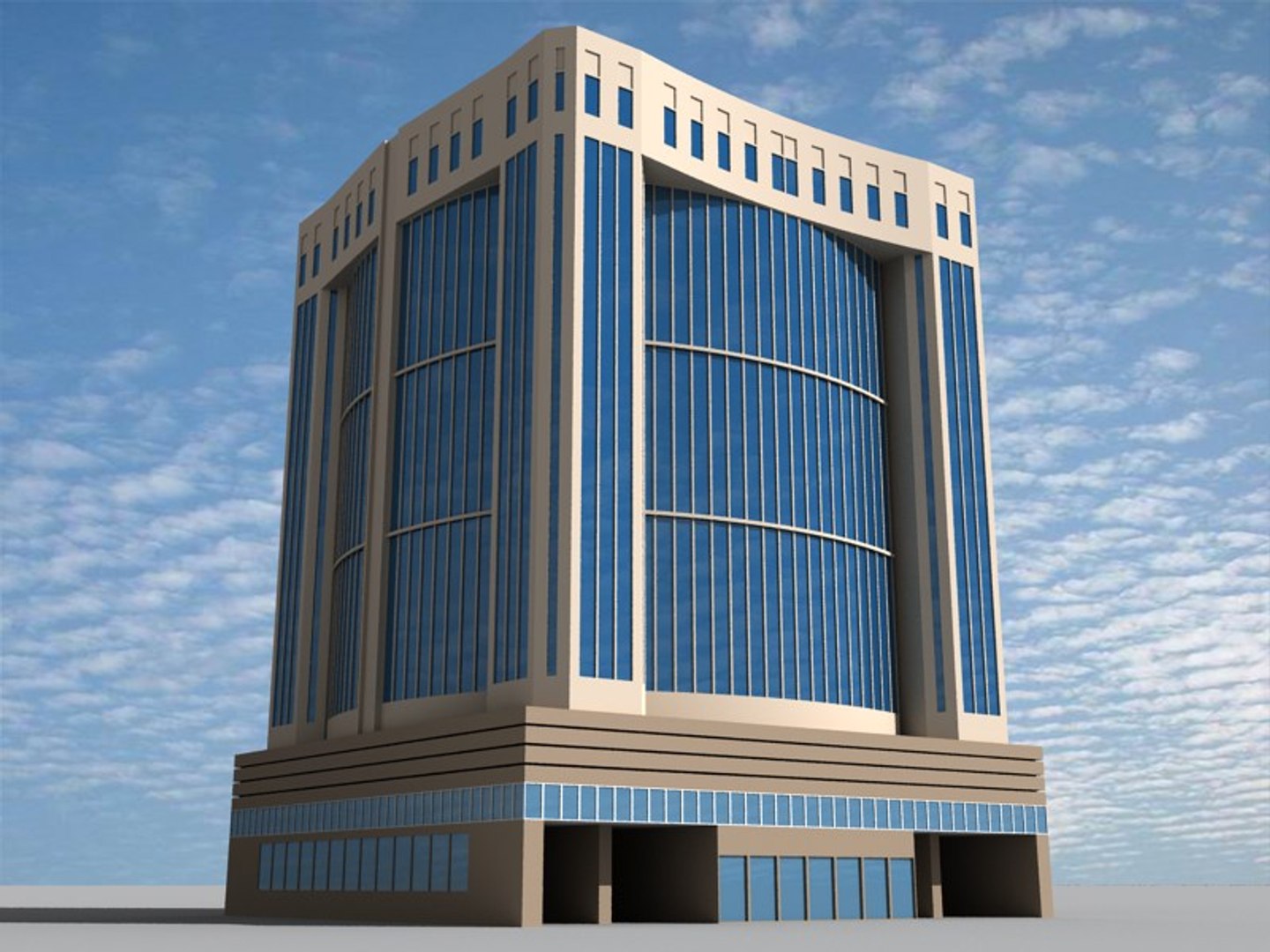 Dubai Building 2 3d Model