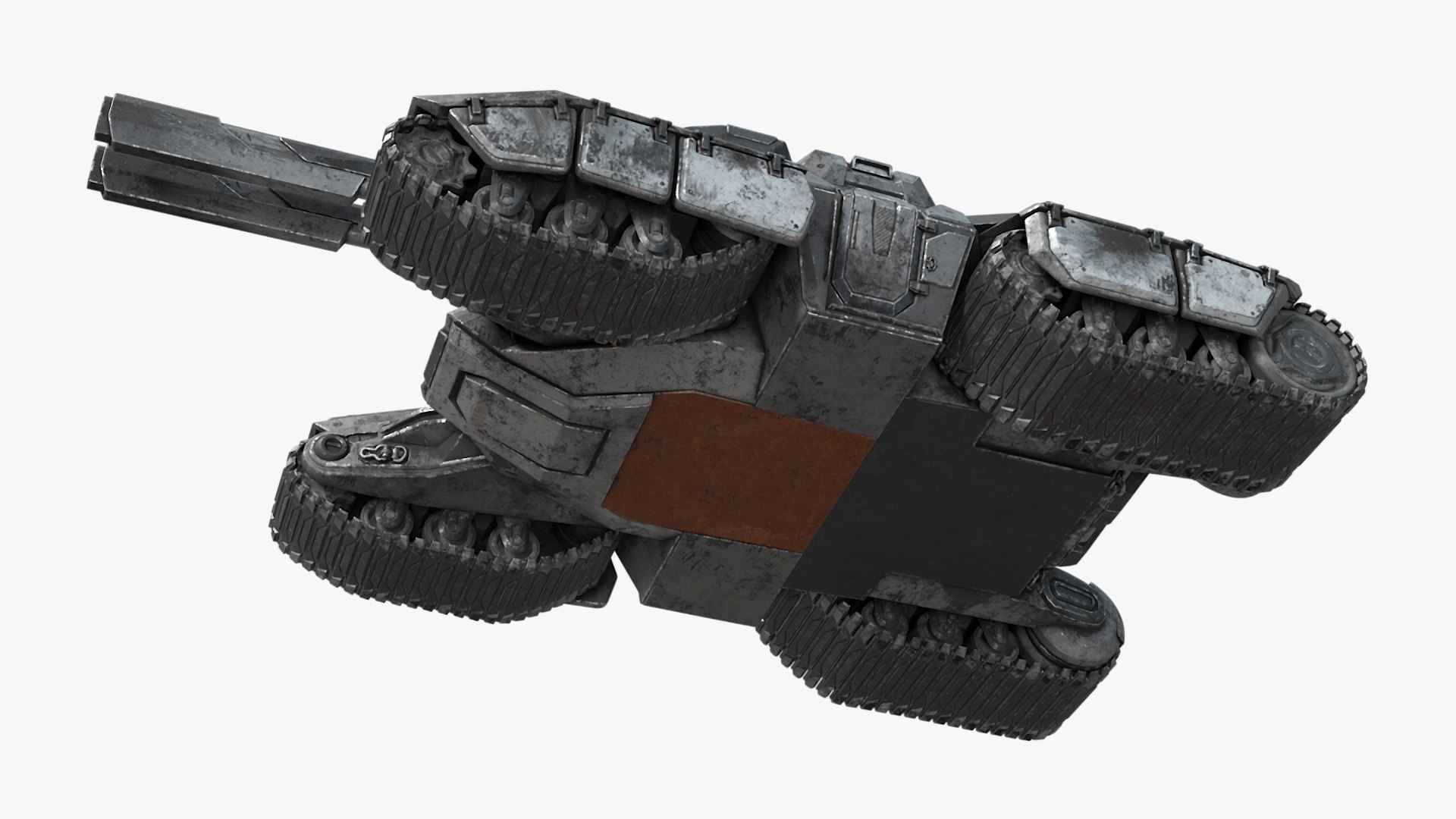 Fantastic Combat Tank Damaged 3D - TurboSquid 2311833