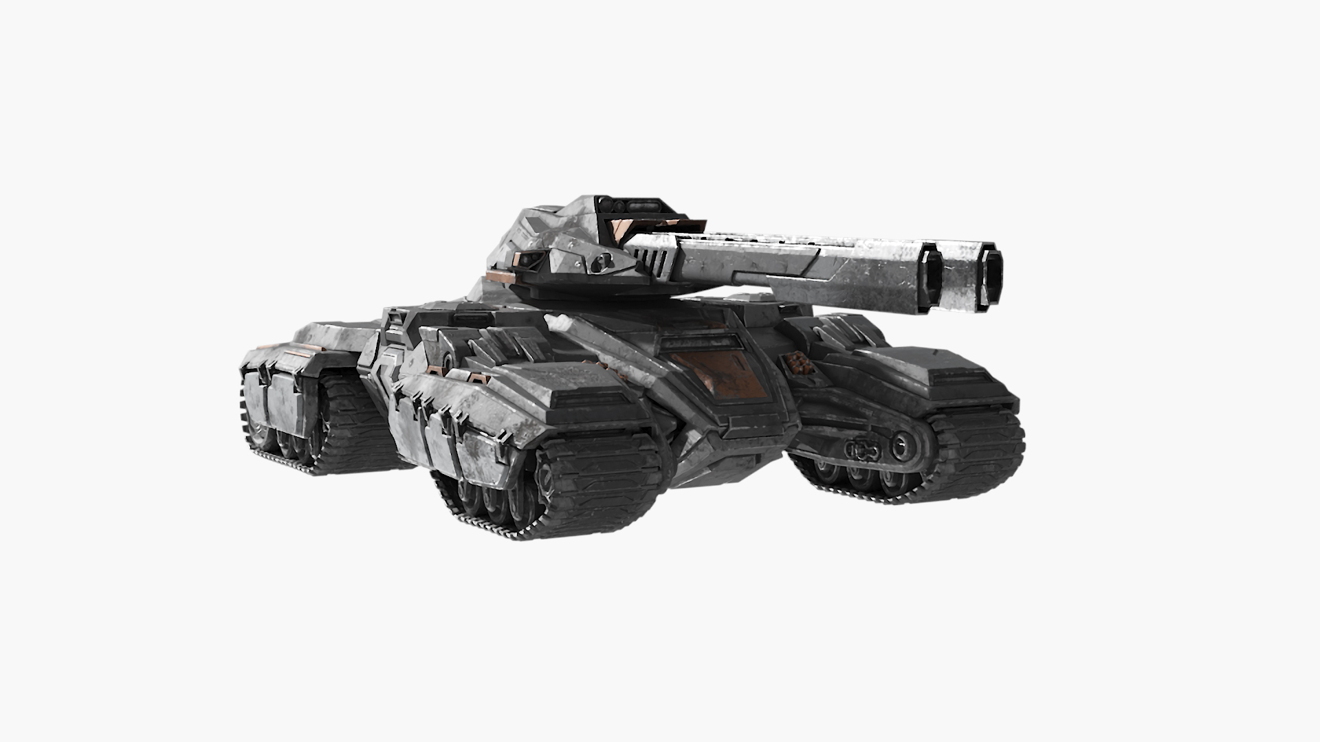 Fantastic Combat Tank Damaged 3D - TurboSquid 2311833
