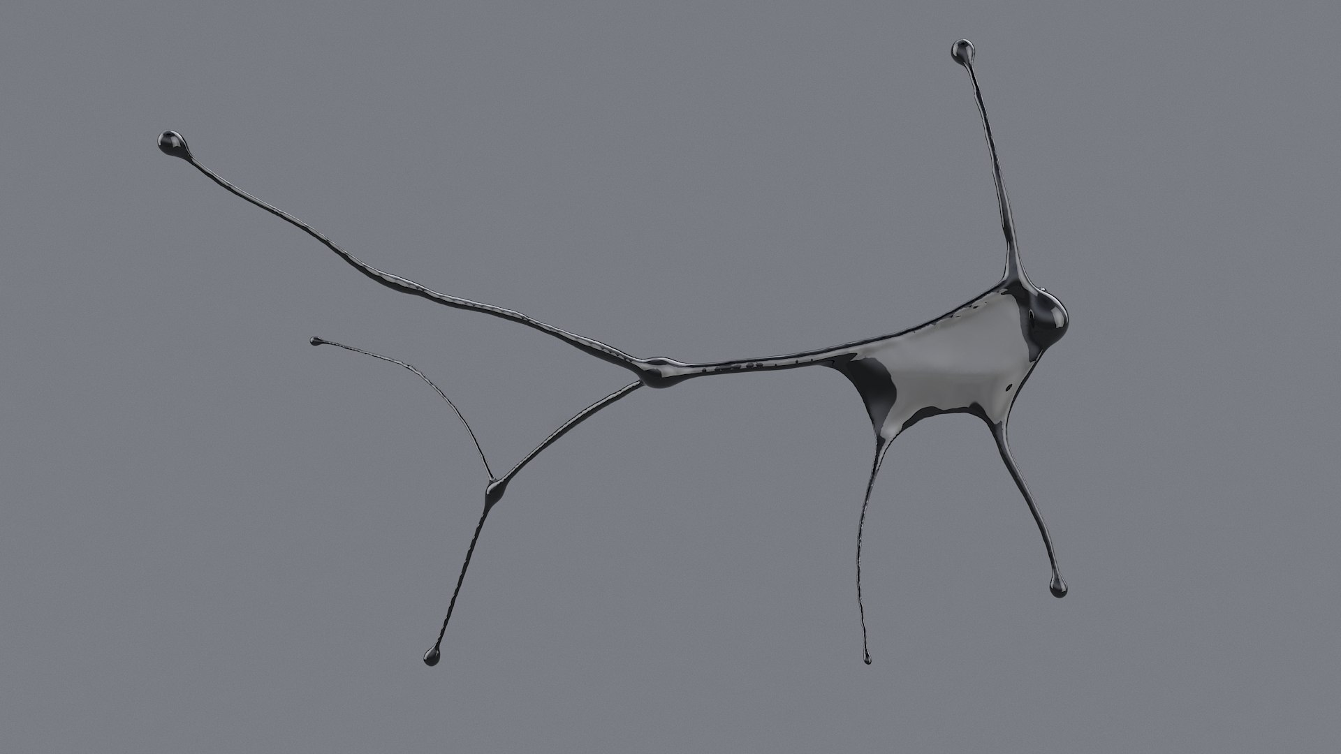 3D Model Animated Abstract Liquid Splash 08 - TurboSquid 1749001