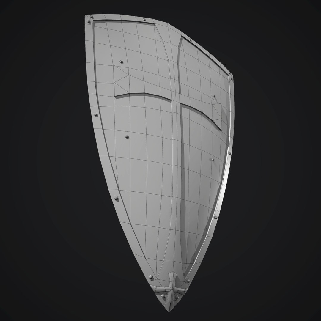 Crossbow shield 3D model - TurboSquid 1329371