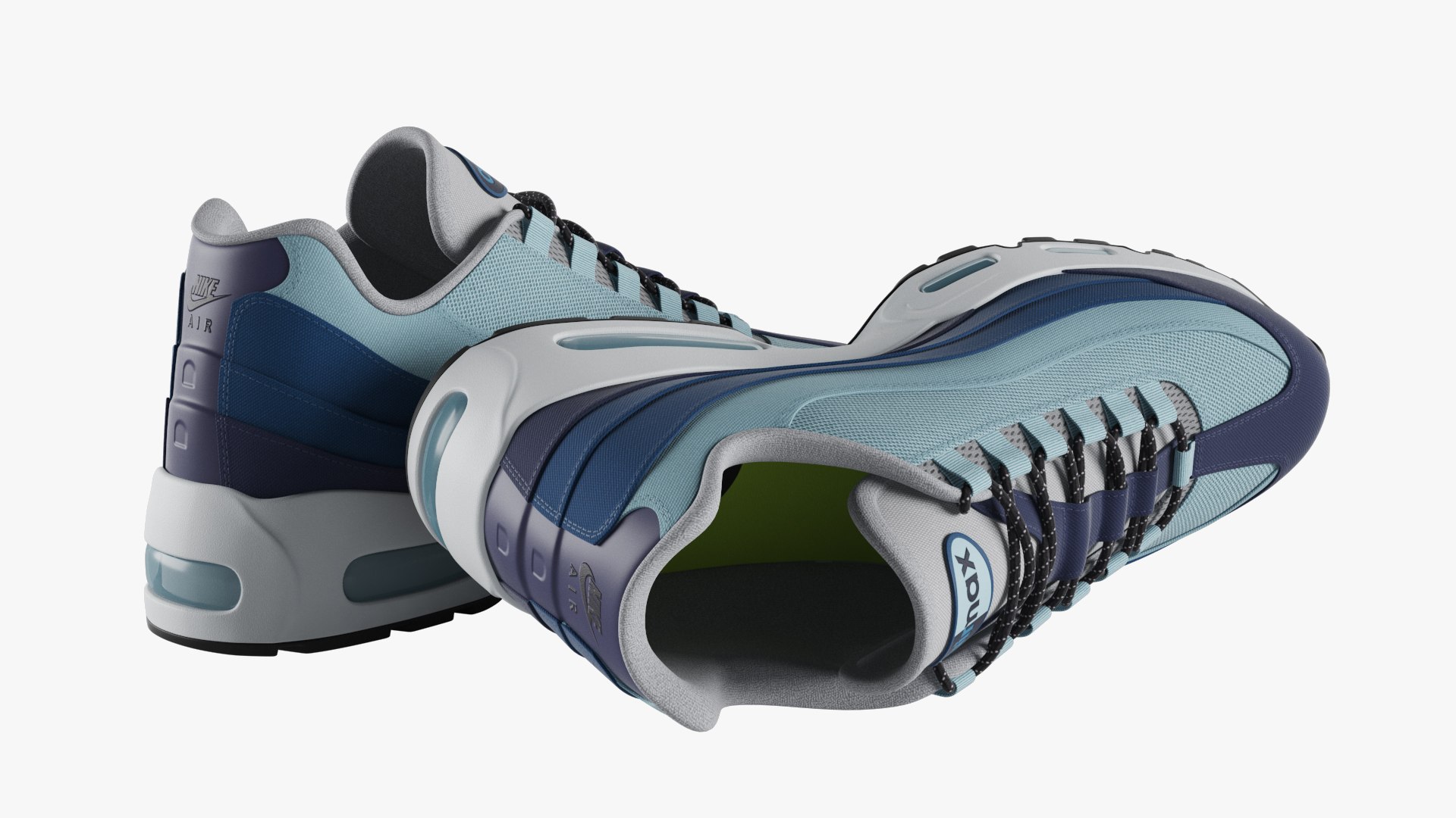 Nike Air Max 95 Blue 3D Model - TurboSquid 1975699