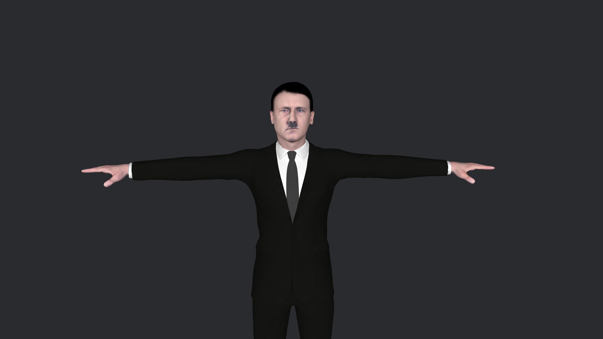 Adolf Hitler Hyper Realistic Full Body Fully Rigged 3D Character 3D ...