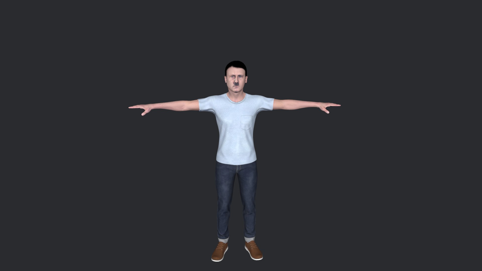 Adolf Hitler Hyper Realistic Full Body Fully Rigged 3D Character 3D ...