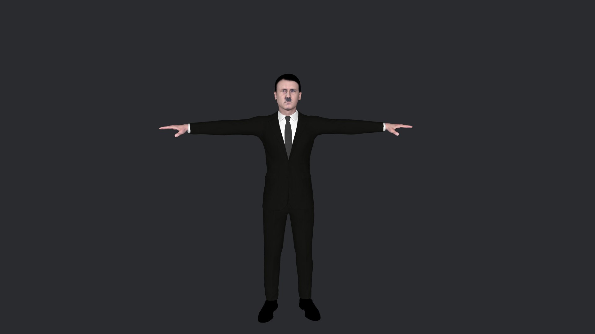 Adolf Hitler Hyper Realistic Full Body Fully Rigged 3D Character 3D ...