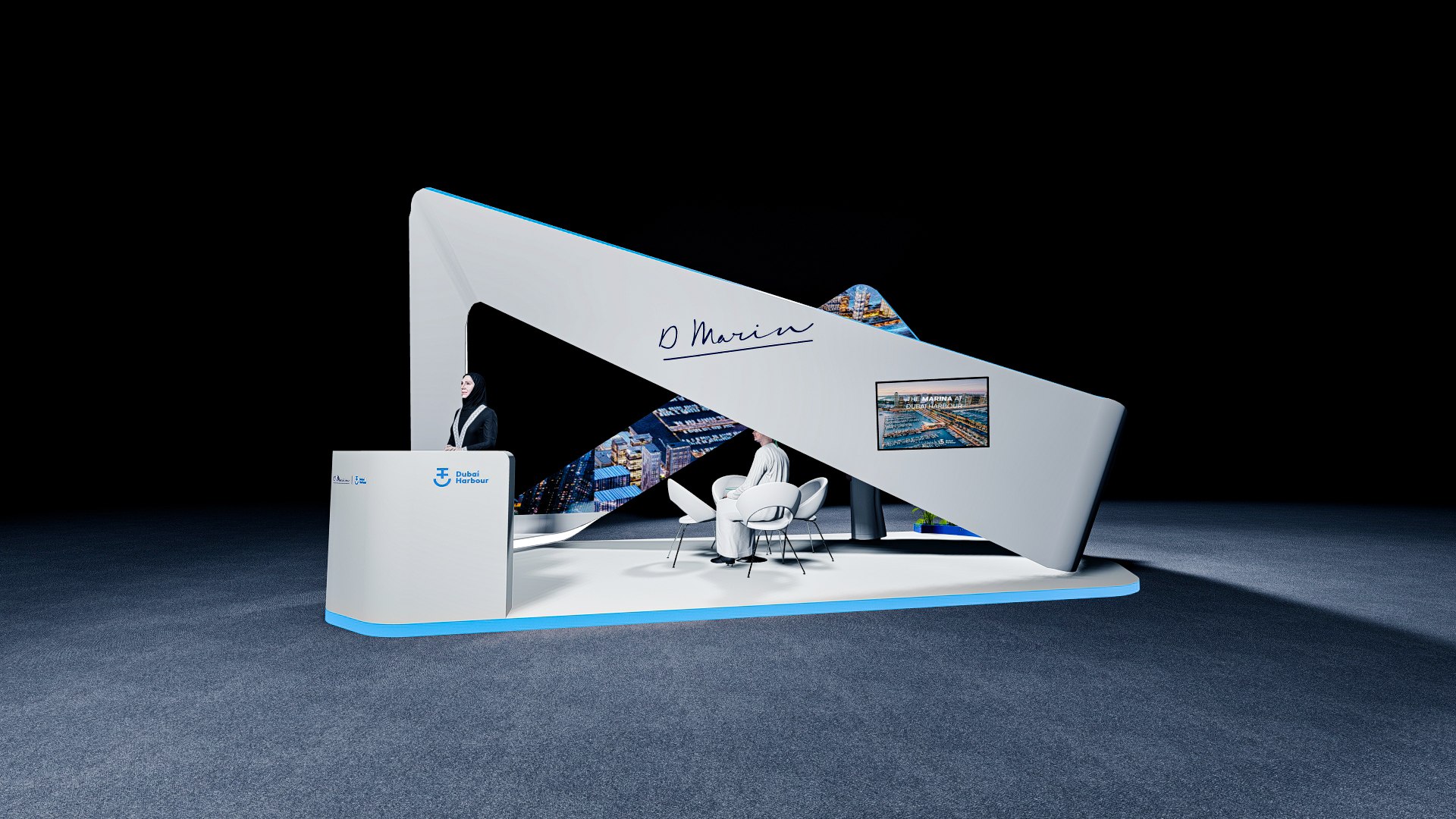 3D CREATIVE STAND 6X3 - TurboSquid 1780673