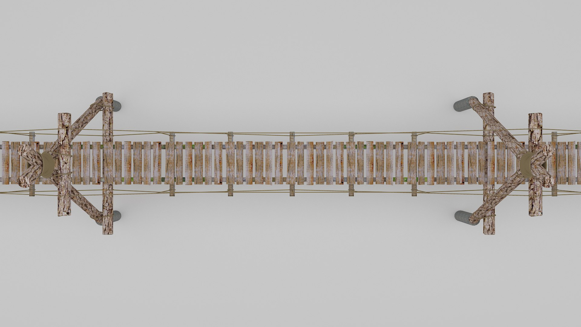 3D Wood Bridge - TurboSquid 2250902