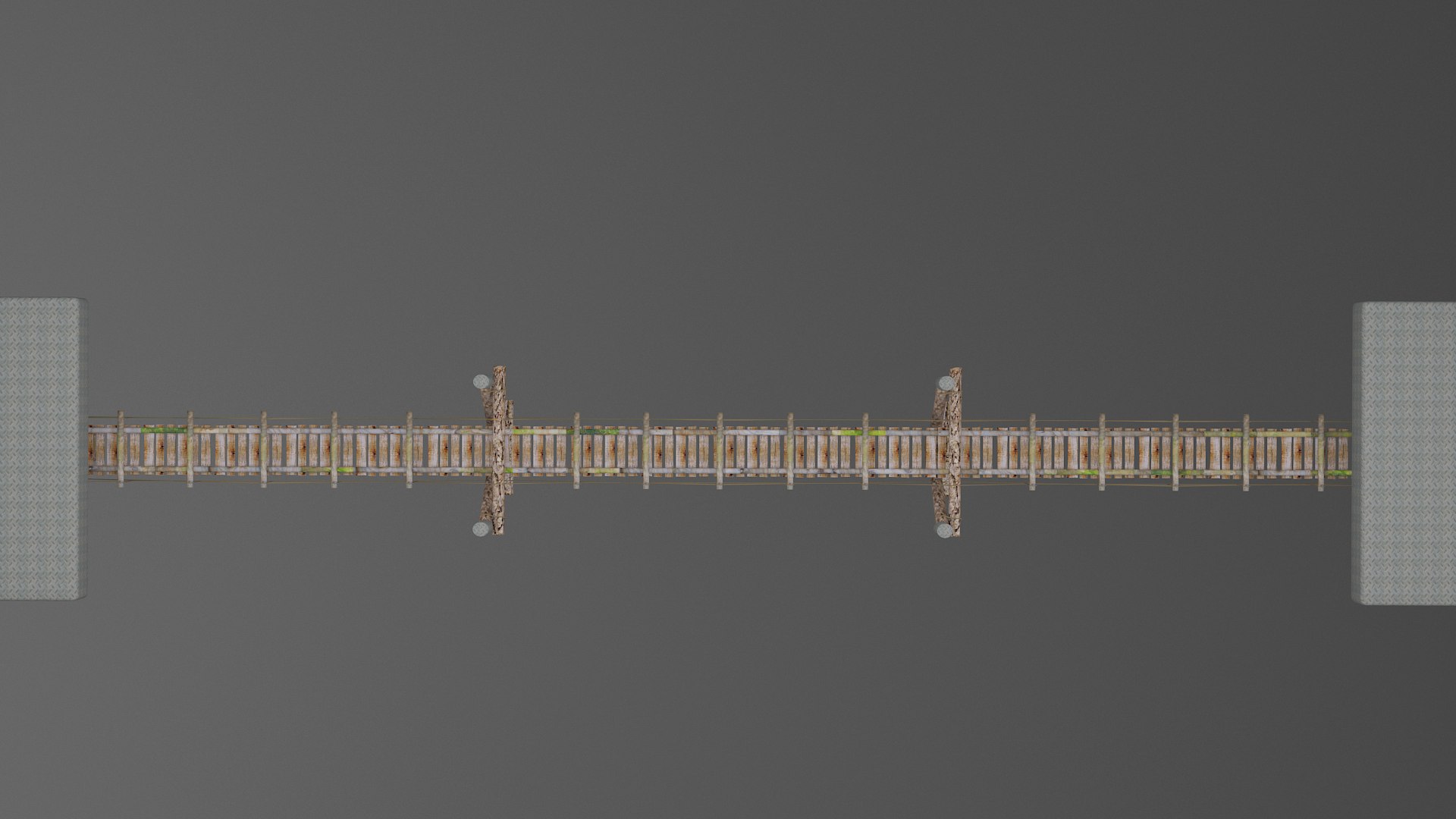 3D Wood Bridge - TurboSquid 2250902