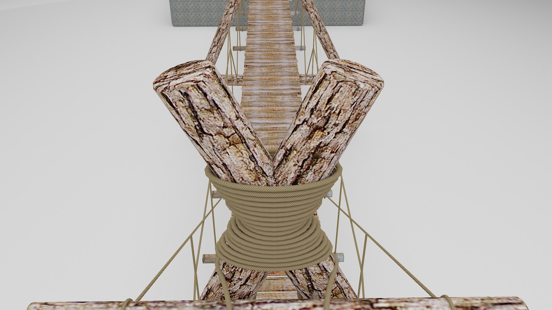 3D Wood Bridge - TurboSquid 2250902