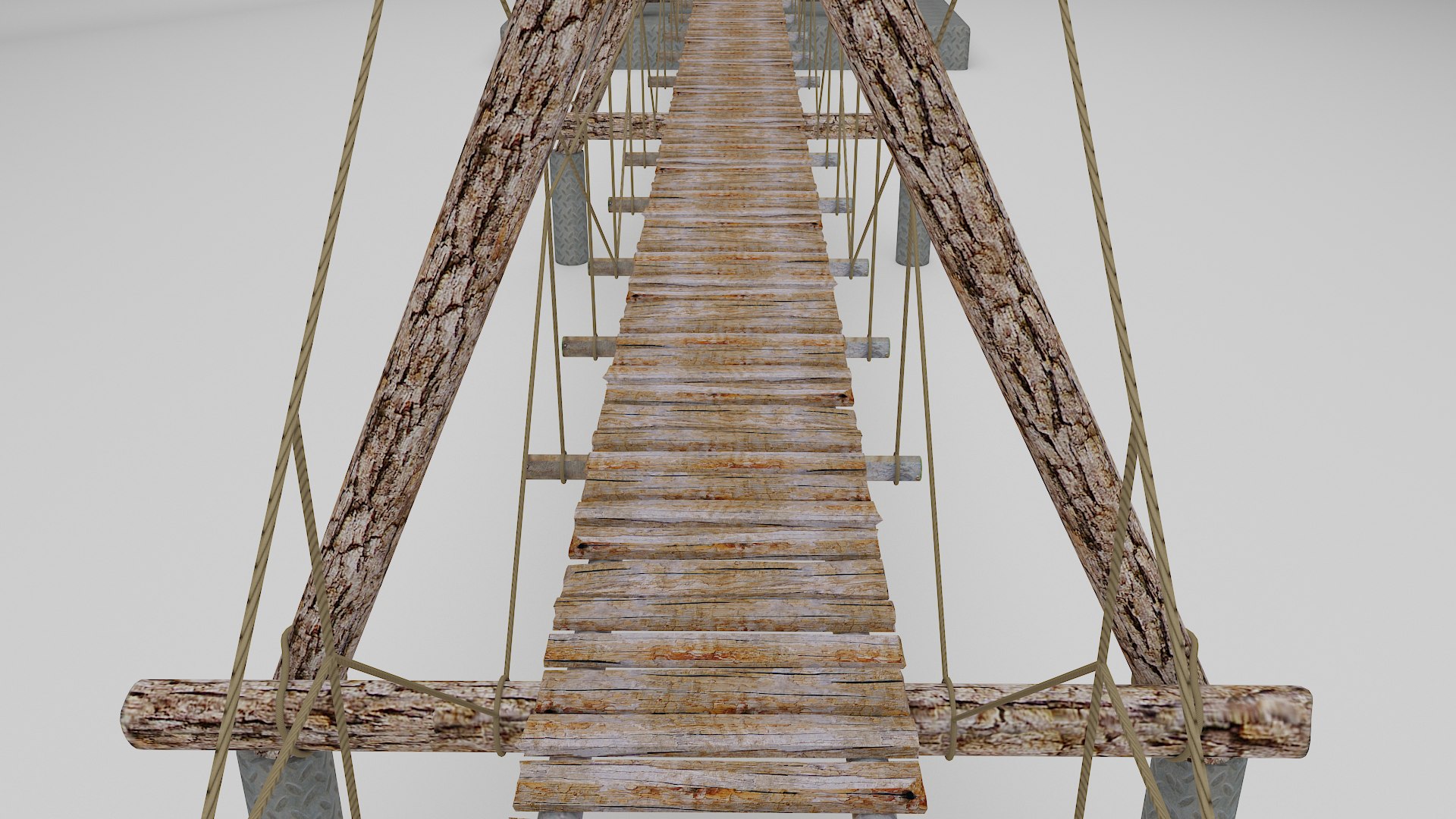 3D Wood Bridge - TurboSquid 2250902