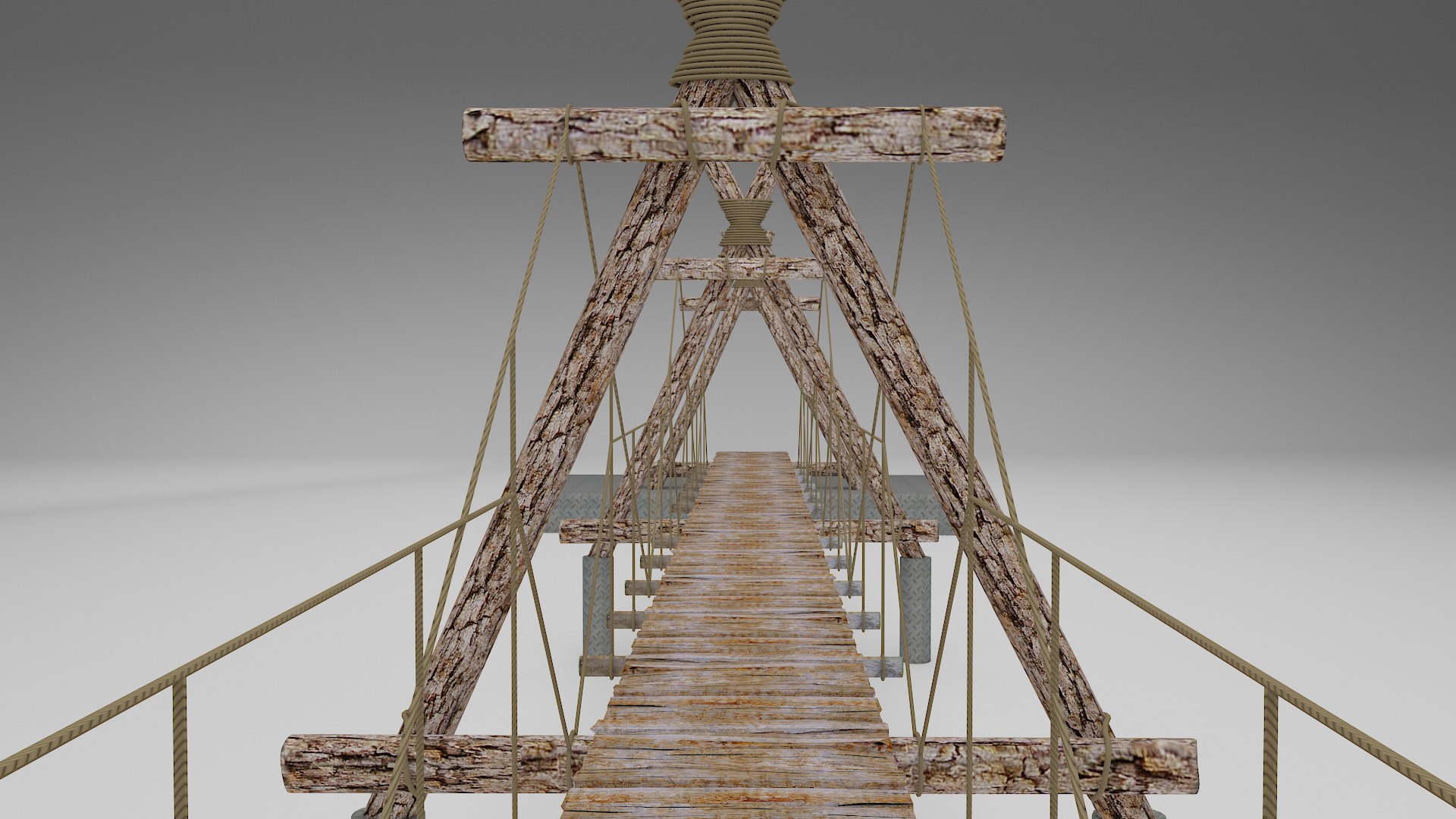 3D Wood Bridge - TurboSquid 2250902