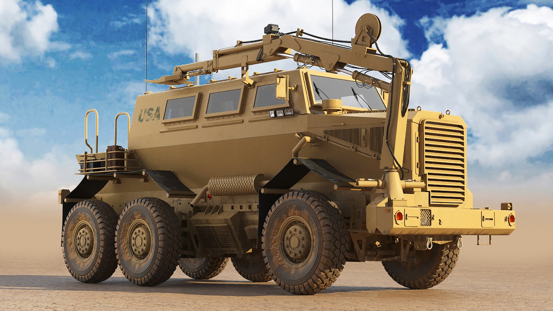 Buffalo Mrap 3D Model - TurboSquid 1394552