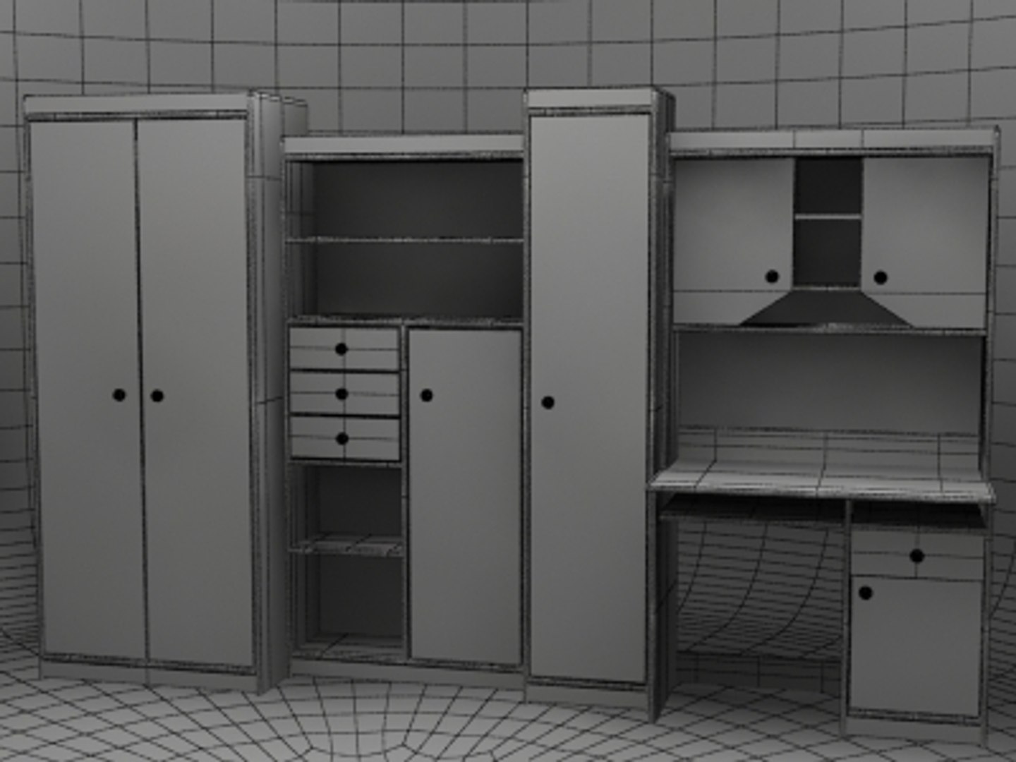 3d cabinet model