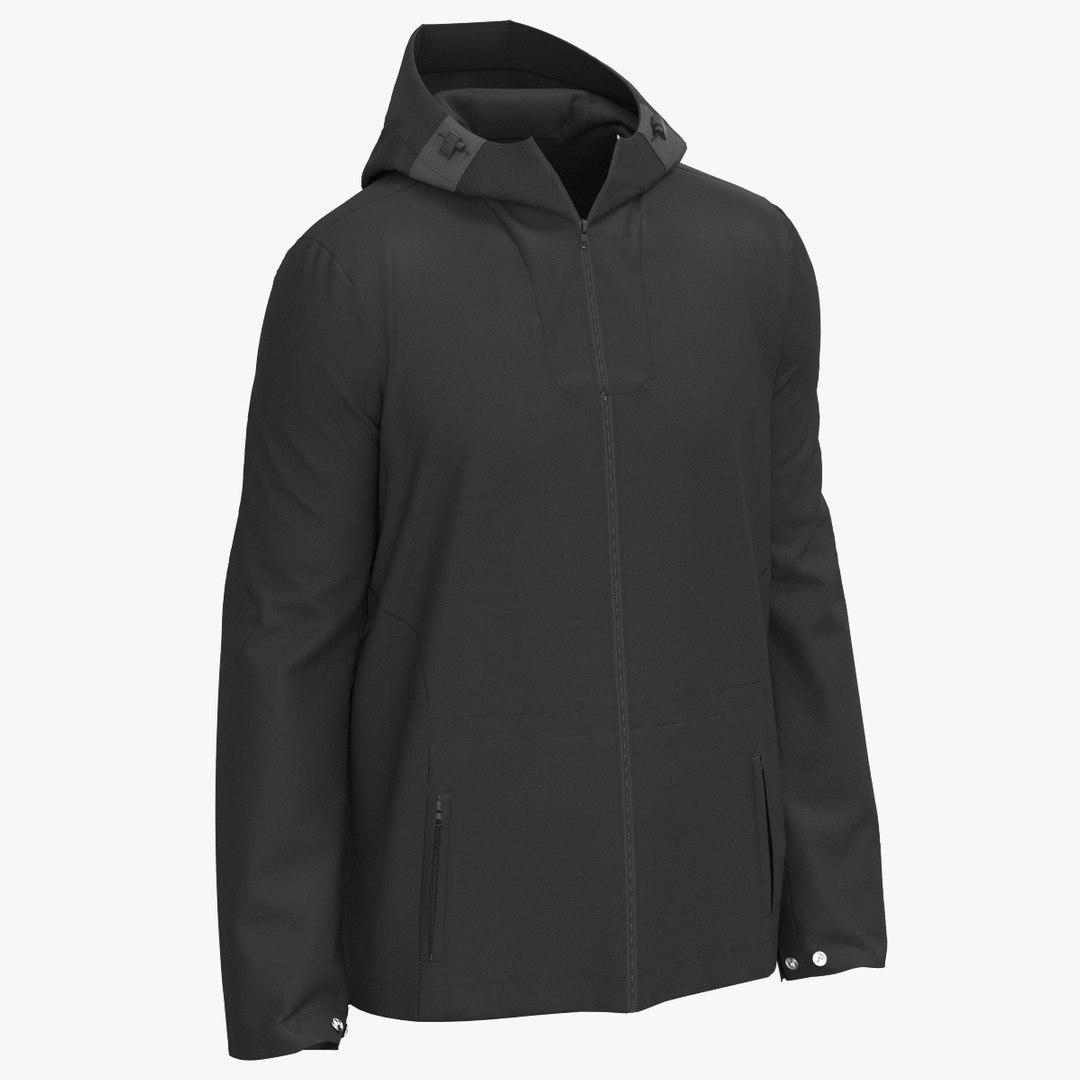 3D Model Shell Jacket - TurboSquid 2059637