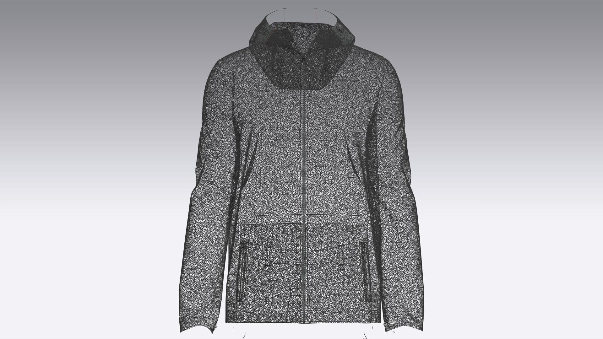 3D Model Shell Jacket - TurboSquid 2059637