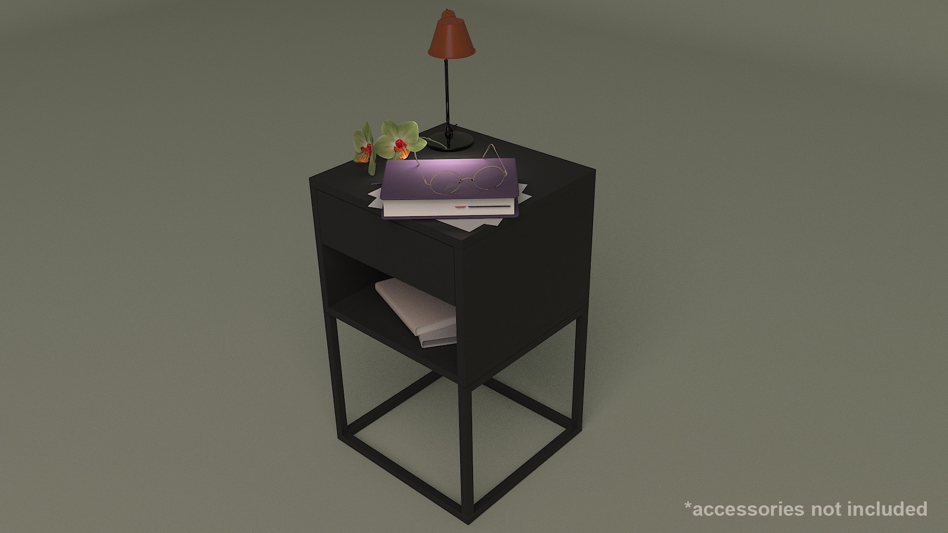 Free 3D IKEA VIKHAMMER NIGHTSTAND - TurboSquid 2100843