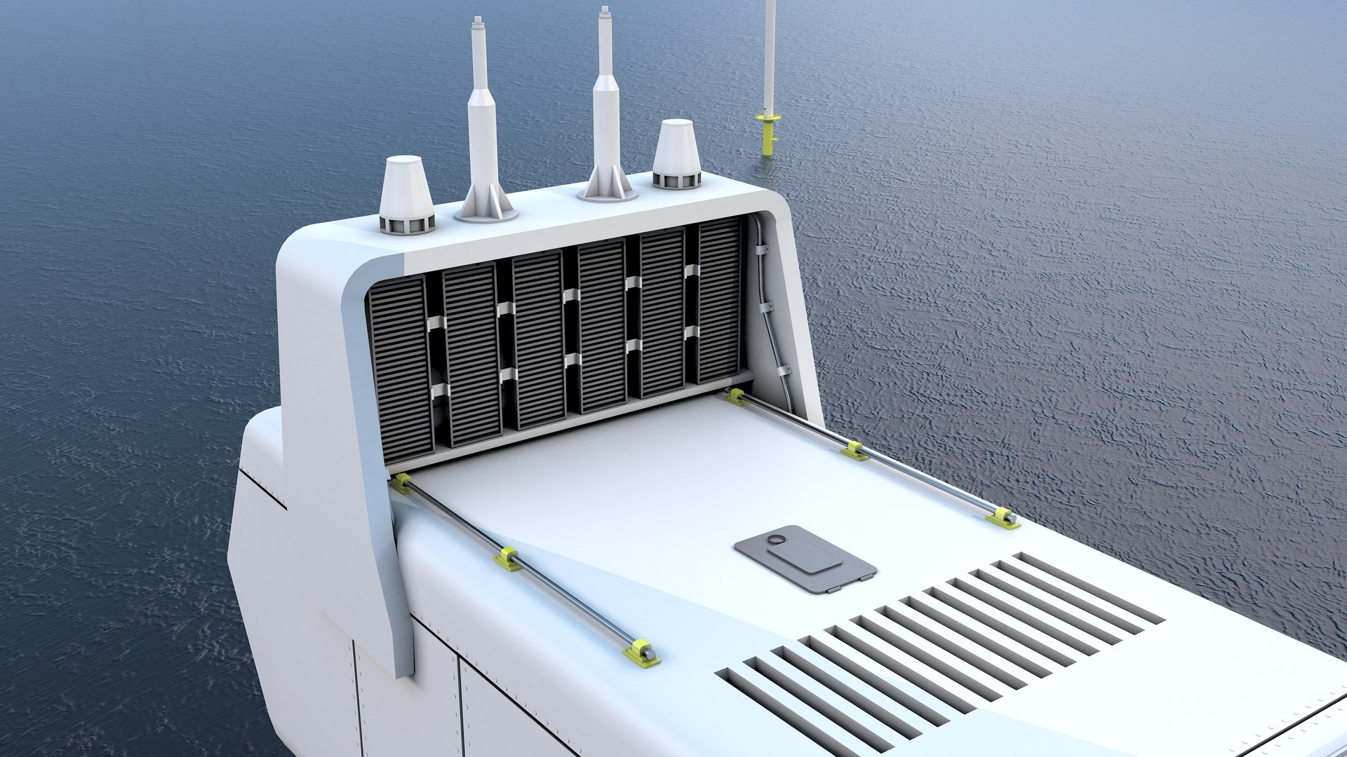 Wind Turbine Offshore 3D Model - TurboSquid 1817152