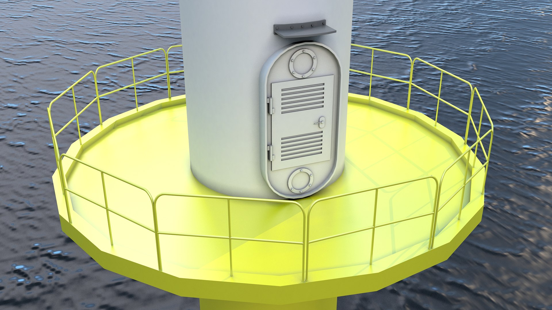 Wind Turbine Offshore 3D Model - TurboSquid 1817152