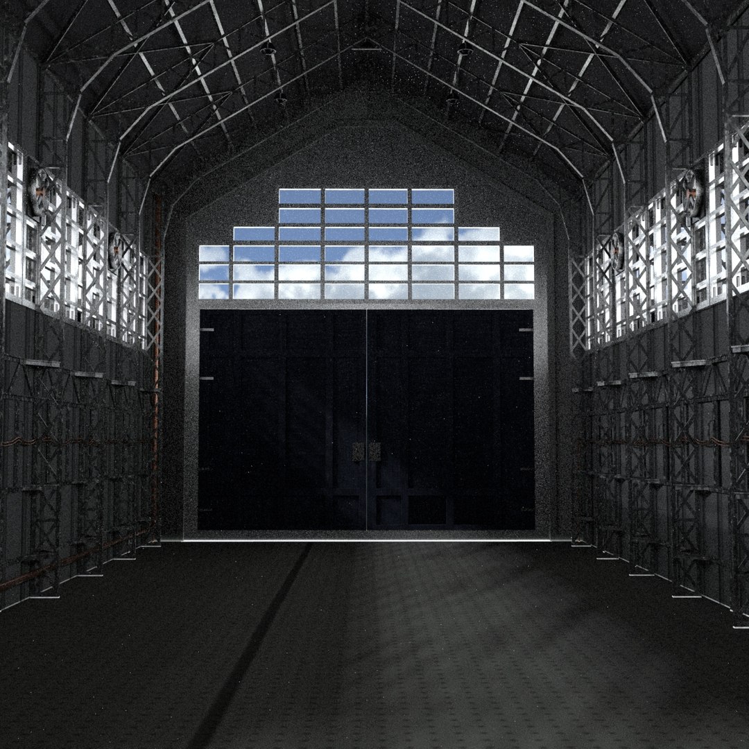 Laos Spaceship Hangar Model - TurboSquid 2233839