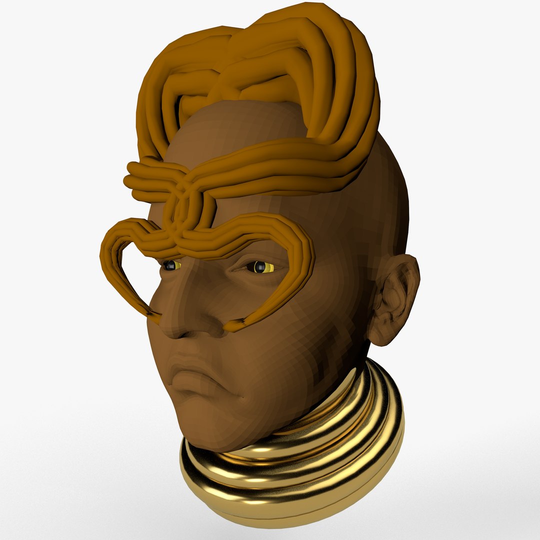 NATIVE PORTRAIT 3D Model - TurboSquid 2109437