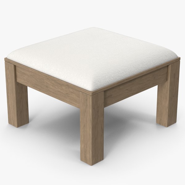 modelo 3d Taburete de comedor de madera oscura - TurboSquid 2124564