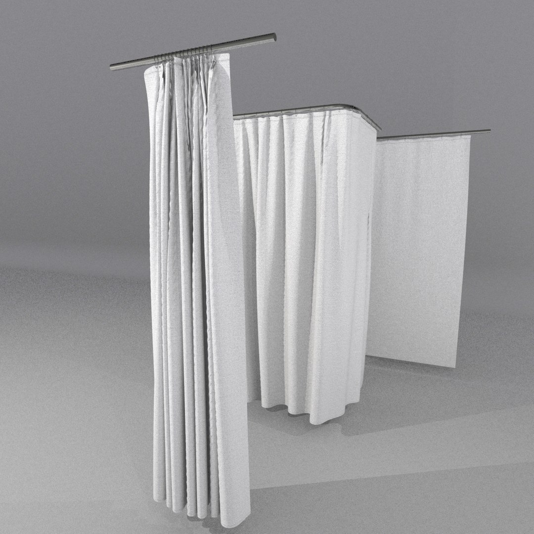 curtains interior 3d model