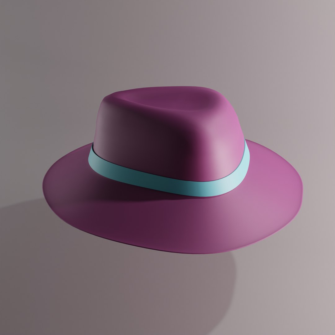 3D Model Fedora - TurboSquid 1904090