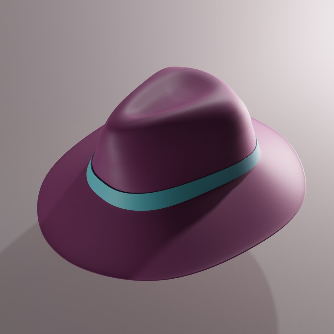 3D Model Fedora - TurboSquid 1904090
