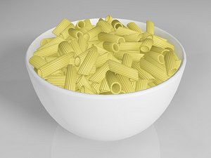 3d model pasta food