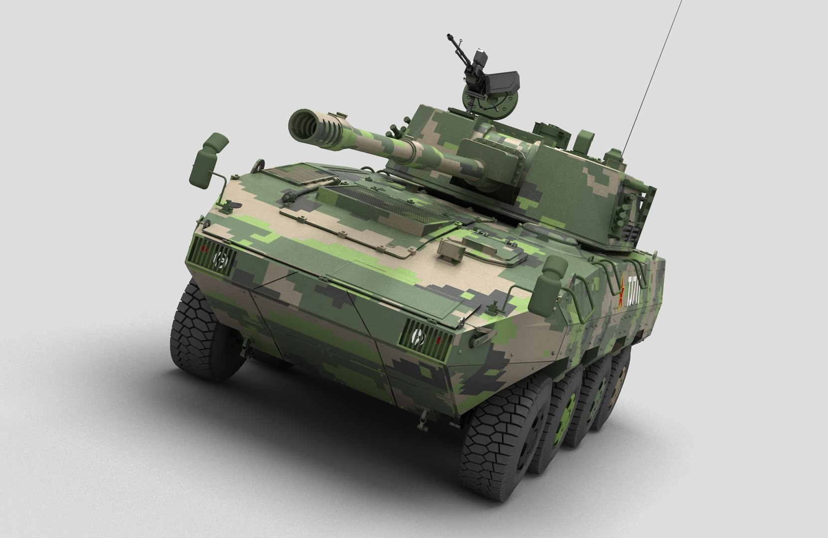 3D model PLA ZTL-11 Assault Vehicle - TurboSquid 2014532