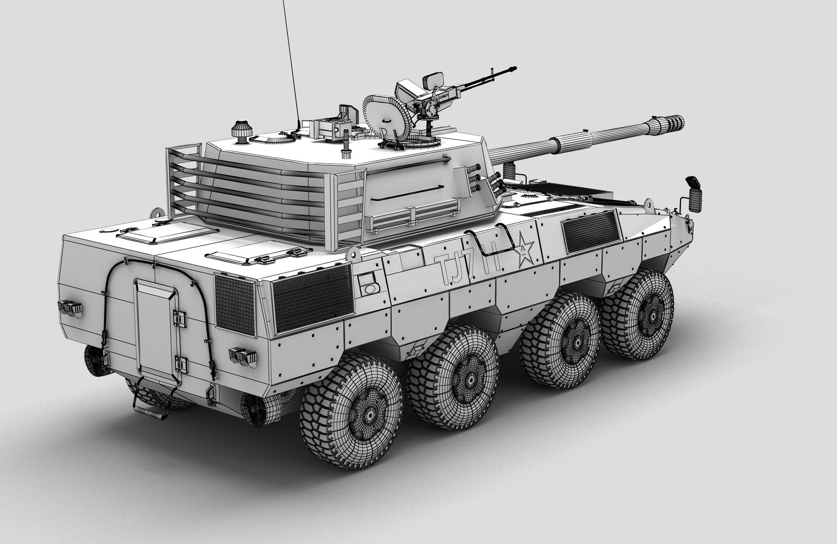 3D model PLA ZTL-11 Assault Vehicle - TurboSquid 2014532