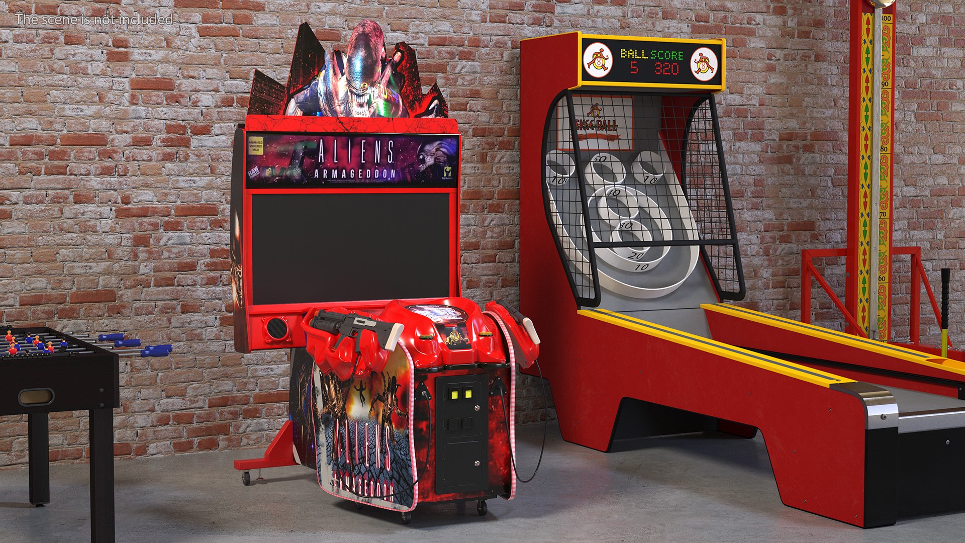 Namco Aliens Armageddon Arcade Machine Off State 3D Model - TurboSquid ...